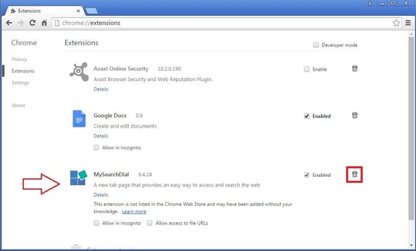 Remove MySearchDial Toolbar | Easy How-to Guide